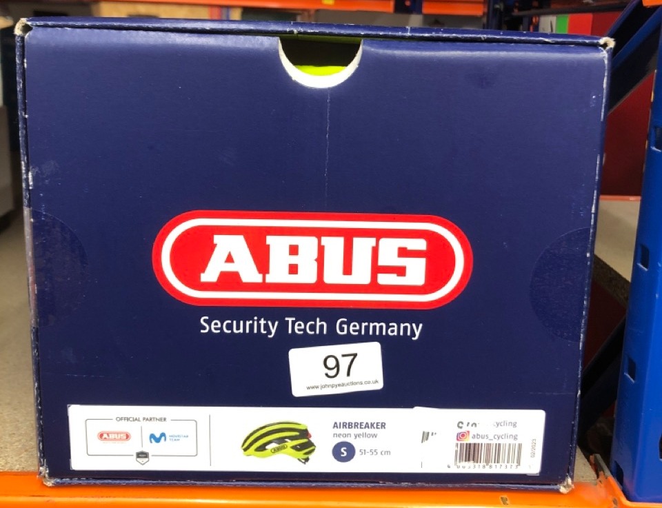 John Pye Auctions - ABUS AIRBREAKER RACING BIKE HELMET - HIGH-END BIKE HELMET FOR PROFESSIONAL ...