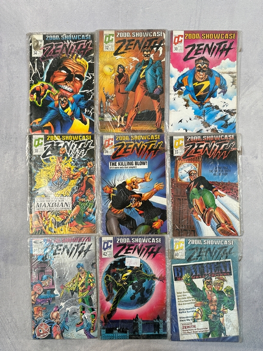 John Pye Auctions - Zenith QC 2000 AD Showcase Comics Issues 30,32,34 ...
