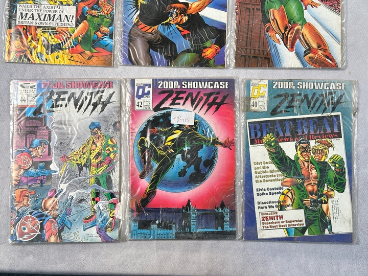 John Pye Auctions - Zenith QC 2000 AD Showcase Comics Issues 30,32,34 ...
