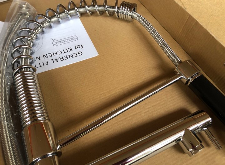 John Pye Auctions - MONO KITCHEN SPRING TAP IN CHROME WITH DETACHABLE ...