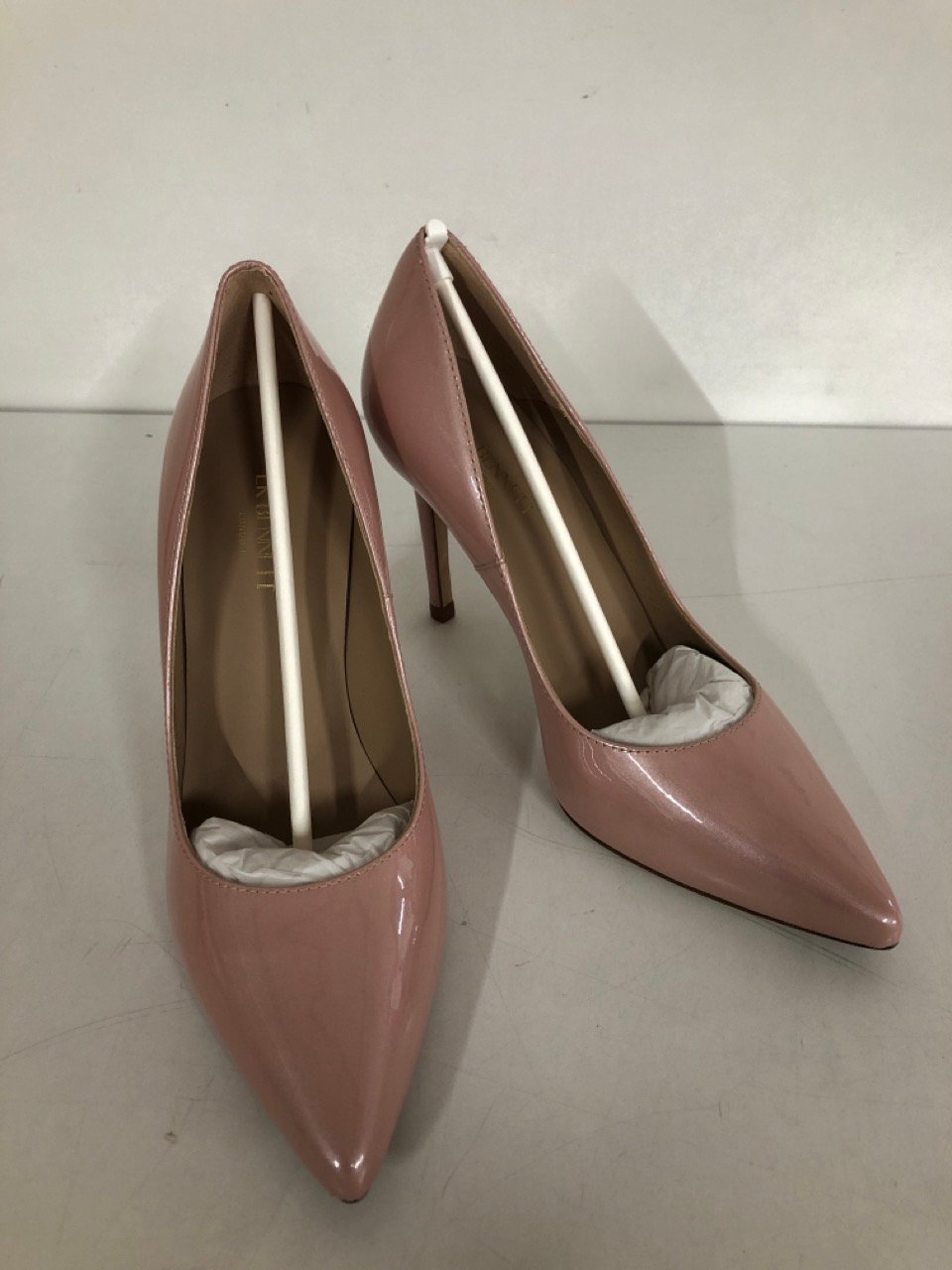 John Pye Auctions - LK BENNETT LONDON FERN PEARL PEARLISED PATENT ...