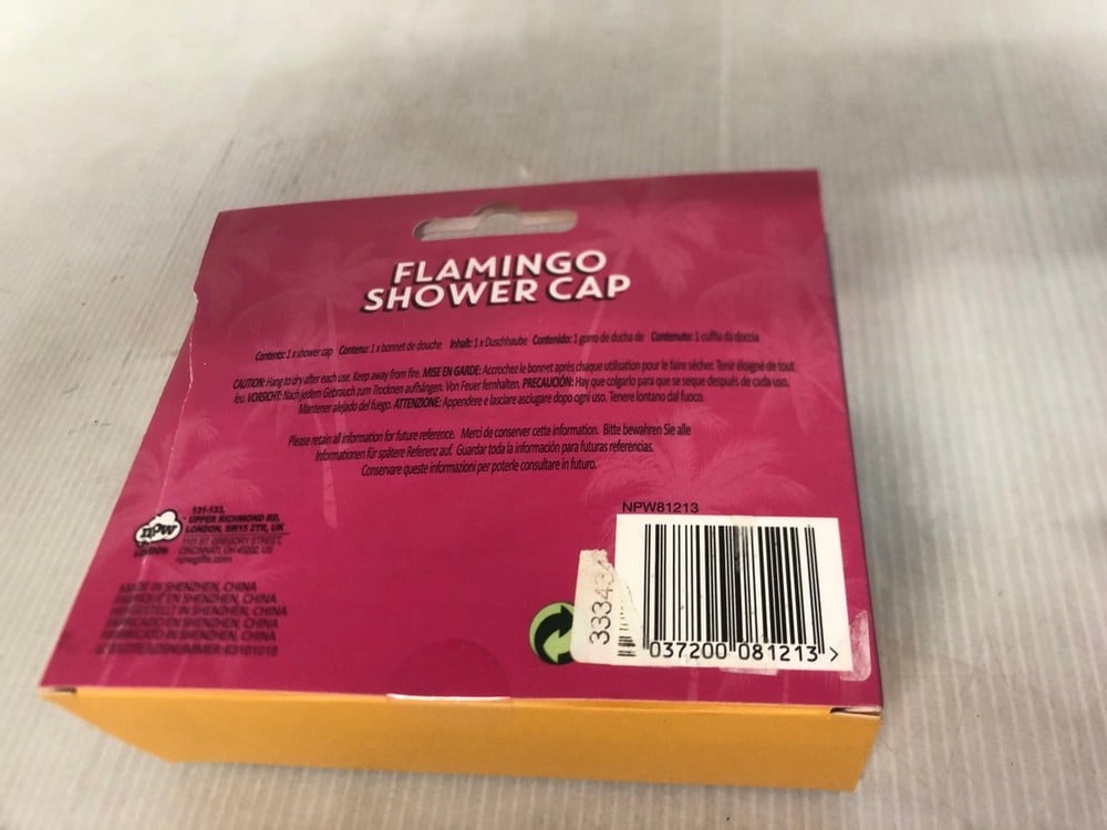 John Pye Auctions - 23 X NPW FLAMINGO SHOWER CAP TOTAL LOT RRP- £138 ...