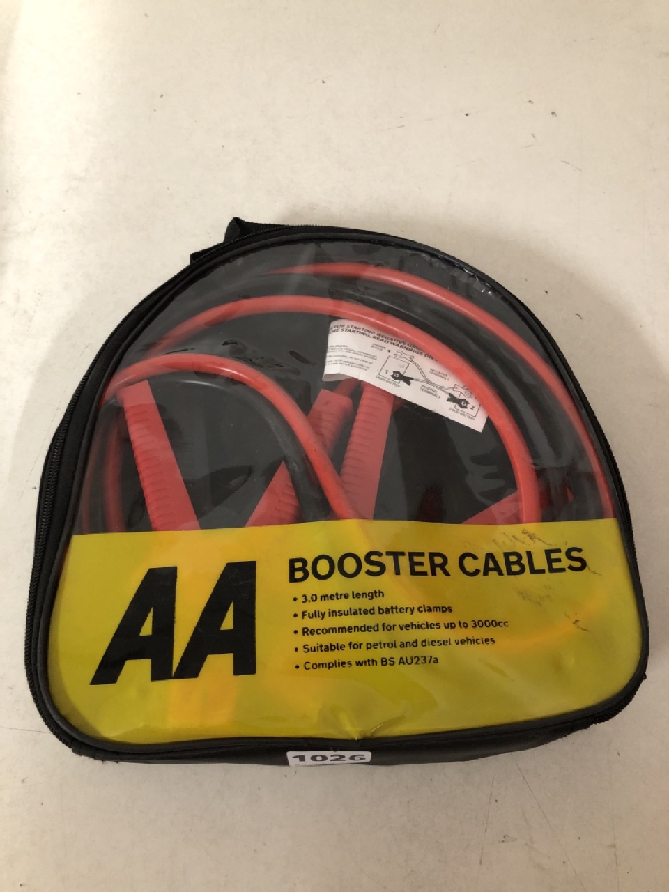 John Pye Auctions - 2 X ASSORTED ITEMS TO INCLUDE AA BOOSTER CABLES