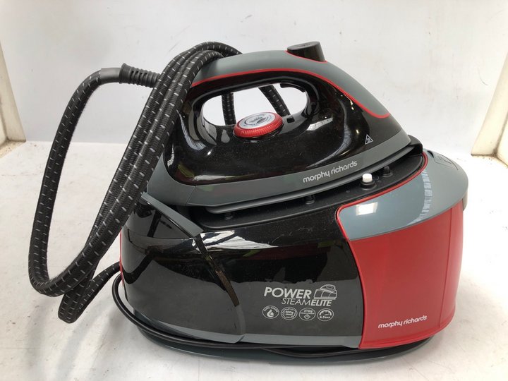 John Pye Auctions - MORPHY RICHARDS POWER STEAM ELITE IN RED & BLACK ...
