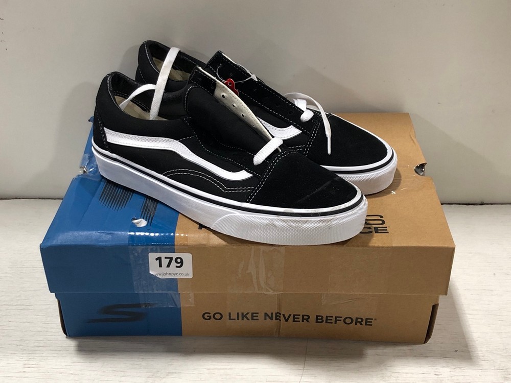 John Pye Auctions - VANS PUMPS BLACK/WHITE SIZE 6 TO INCLUDE SKECHERS ...