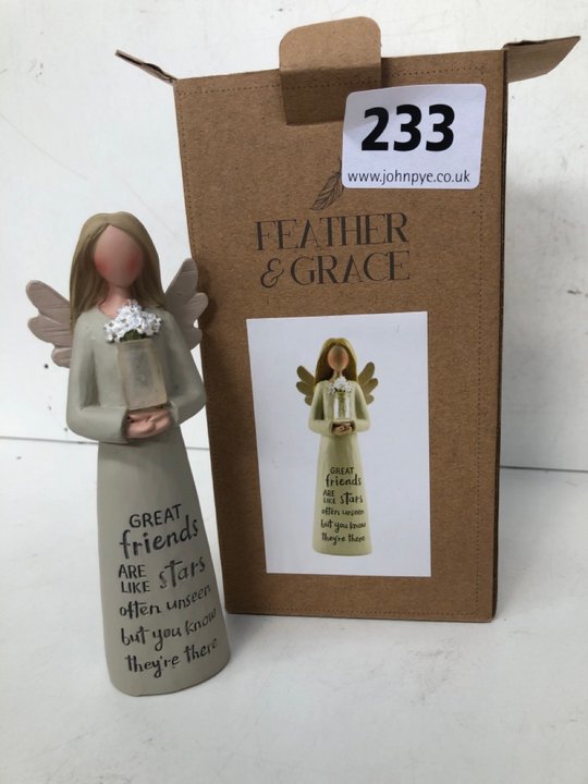 John Pye Auctions - 2 X BOXES OF 3 FEATHER & GRACE ANGEL VASES ...