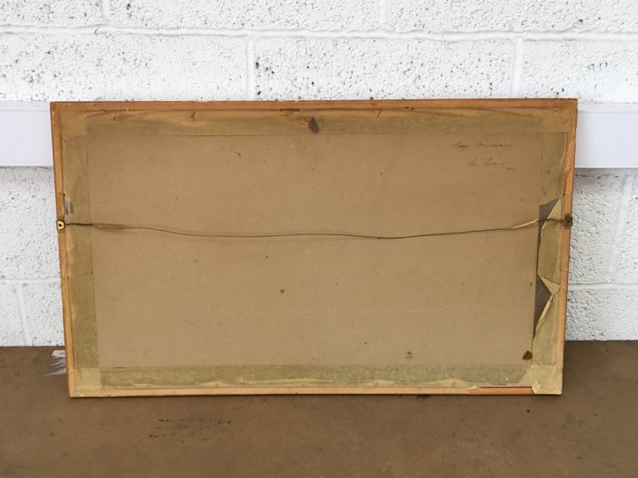 John Pye Auctions - HAND DRAWN PENCIL SKETCH OF VILLAGE SCENE BY LEN ...