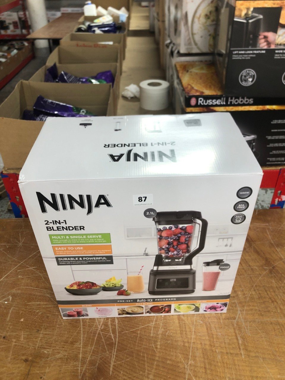 John Pye Auctions - NINJA 2 IN 1 BLENDER